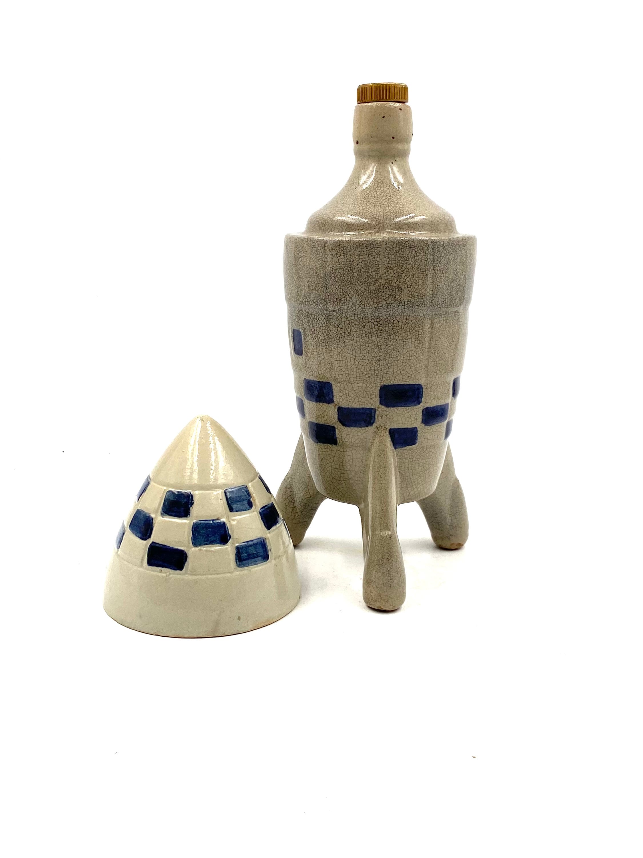 Ceramic Rocket / Spaceship Bottle / Decanter, France 1940s / 1950s - Etsy