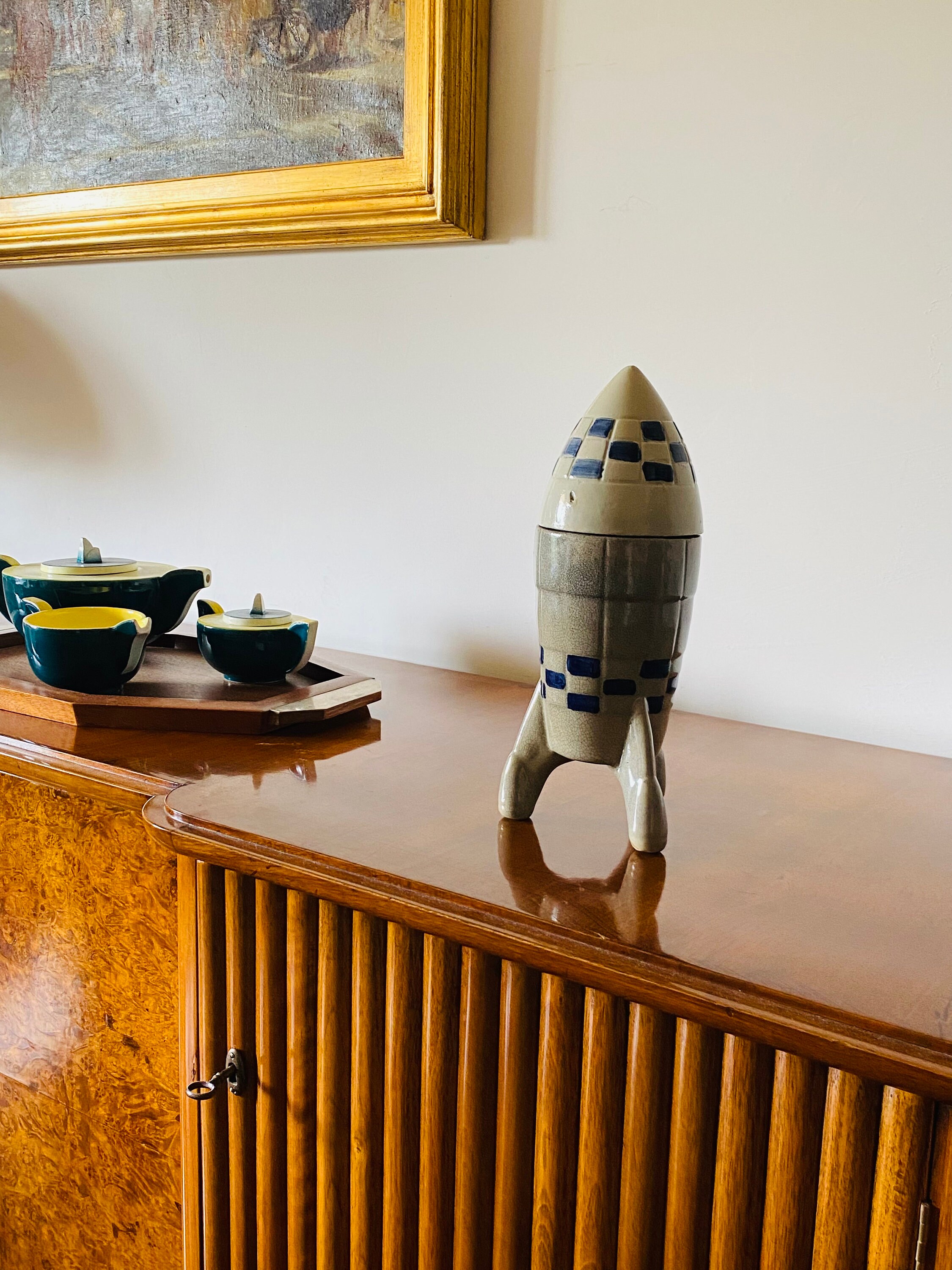 Ceramic Rocket / Spaceship Bottle / Decanter, France 1940s / 1950s - Etsy
