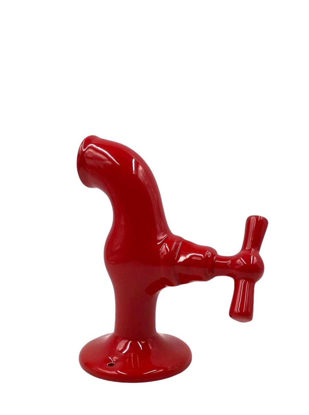 Red Tap Shaped Ceramic, JC Peiré, France Ca. 1970 - Etsy