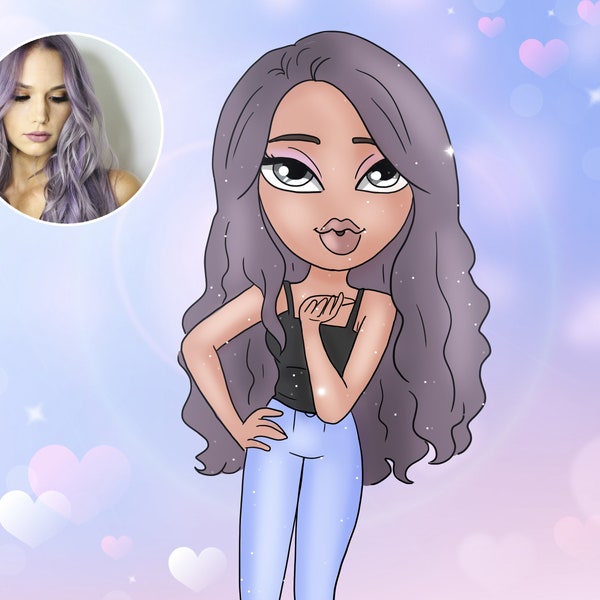 Bratz Doll Portrait - Etsy