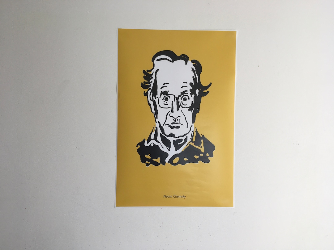 Chomsky poster - Etsy