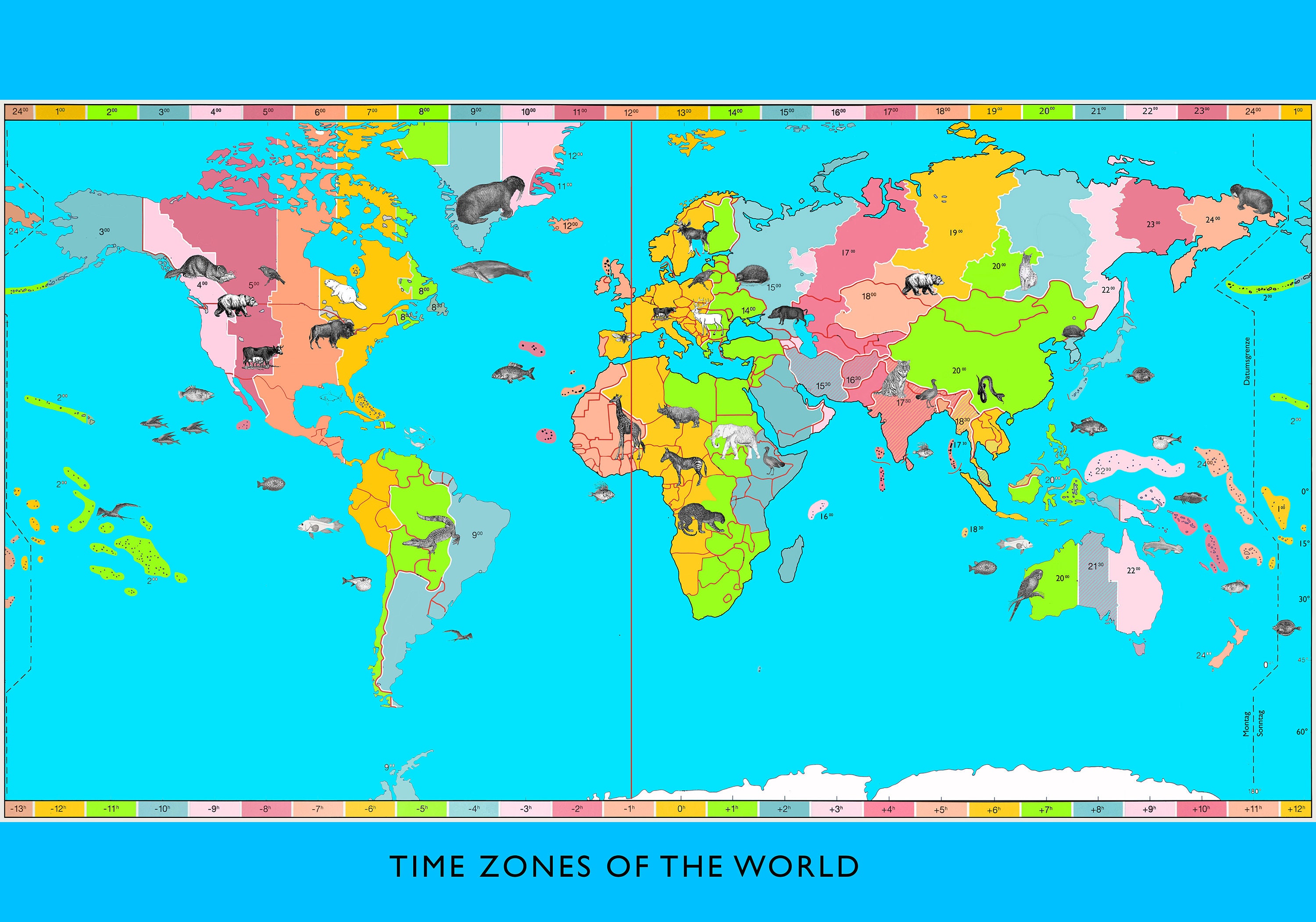Gmt Time Zone Map