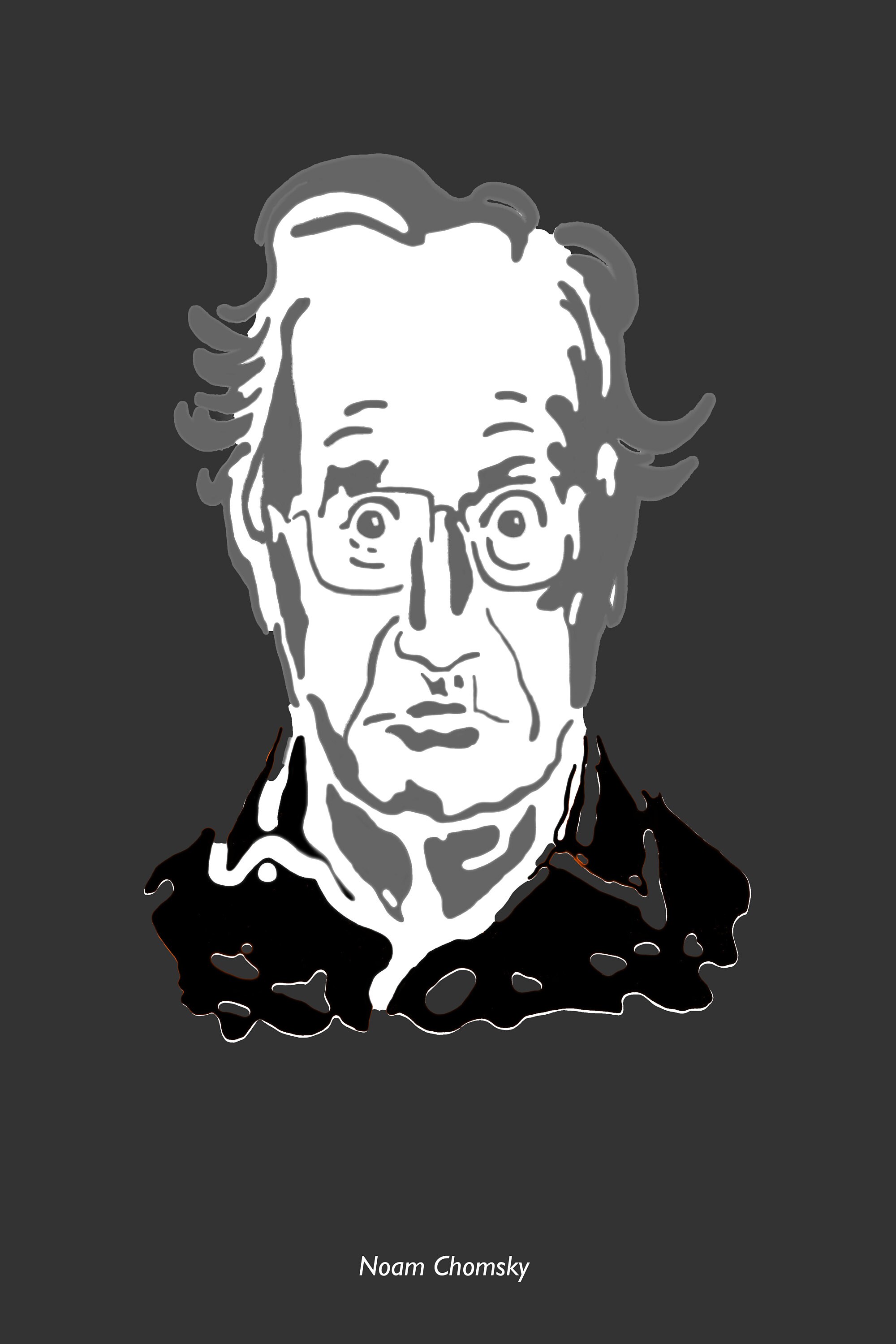 Chomsky poster - Etsy