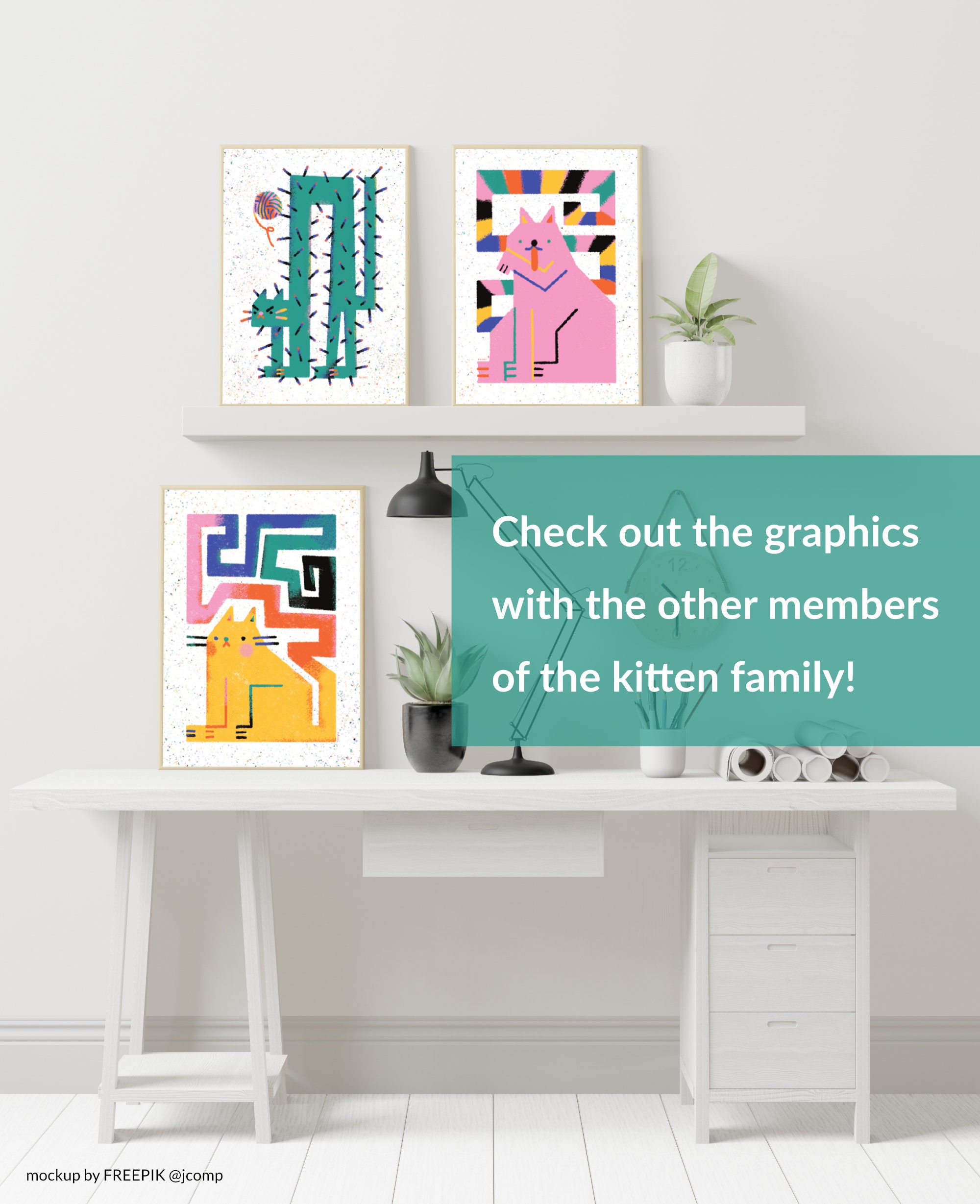 Contemplative Cat Funny Cat Poster - Etsy