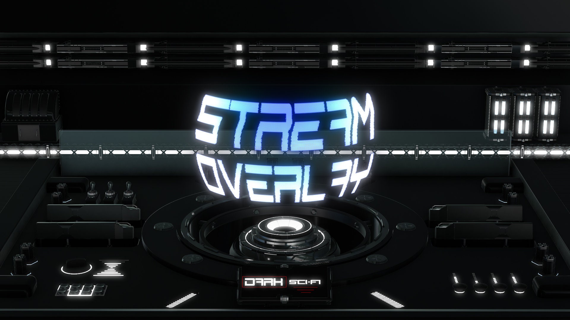 Stream Overlay Dark Sci-fi for Twitch, Mixer, Youtube Streaming - Etsy UK