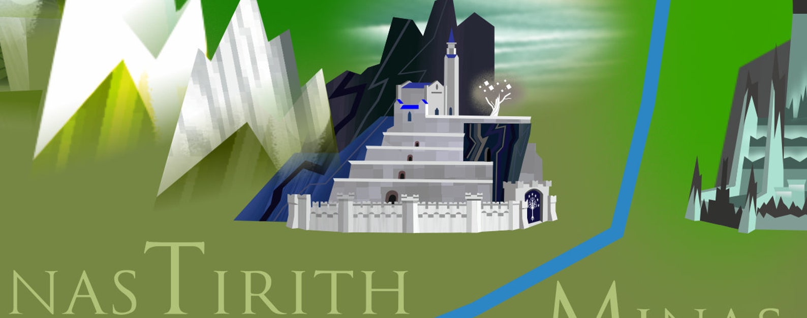 Middle Earth Map PDF for Printing A2 Tolkien - Etsy