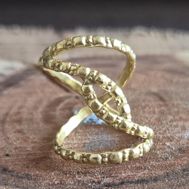 Pure Brass Arthritis Ring, Trigger Finger Rings, Designer Arthritis ...