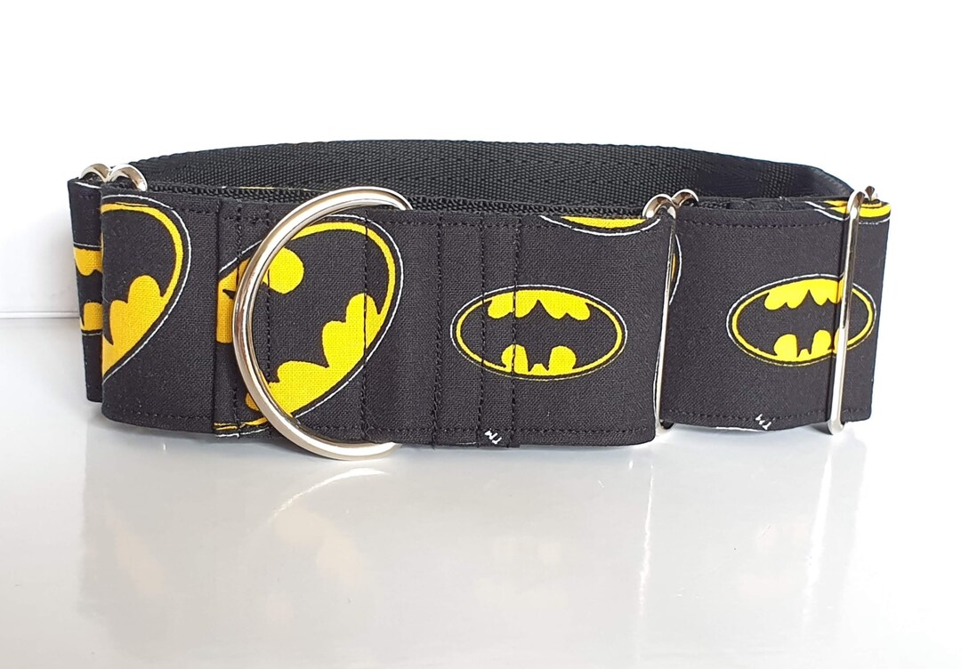 Batman Design 40mm Full Martingale Collar - Etsy