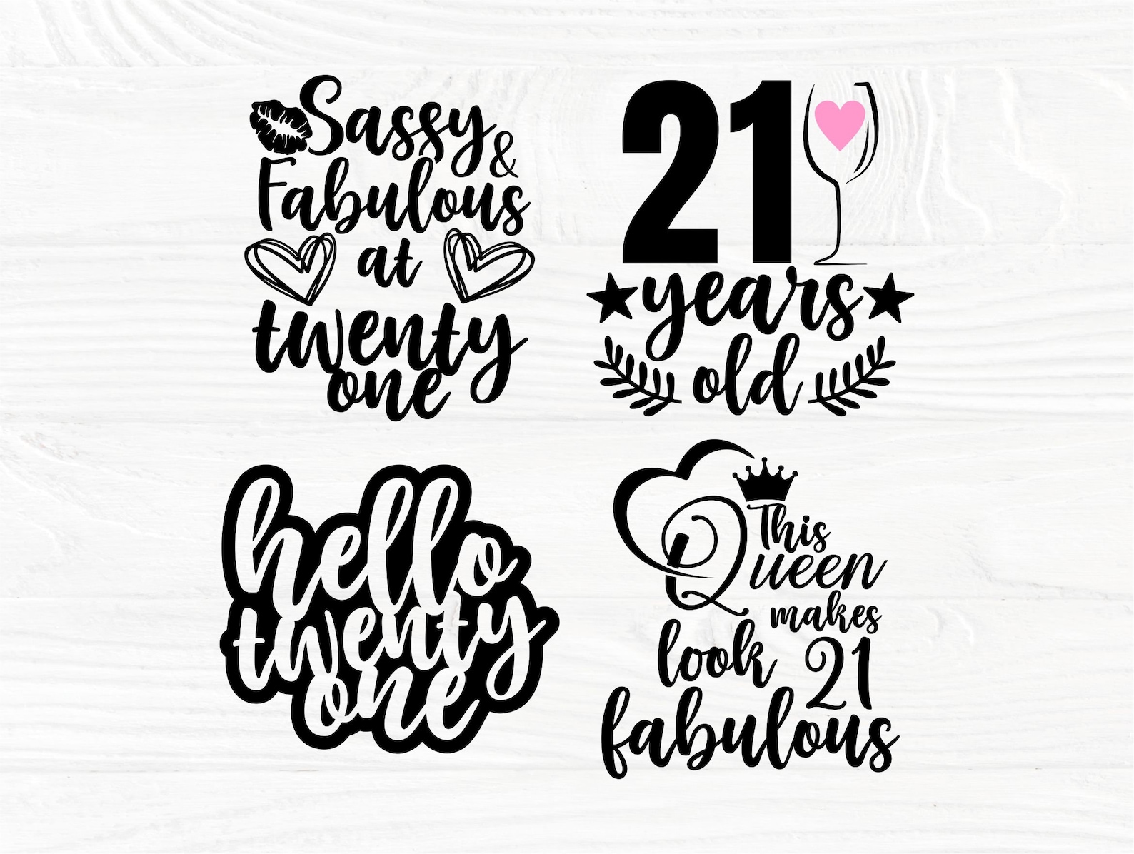 21st Birthday SVG Twenty One Svg Hello 21 Svg | Etsy UK