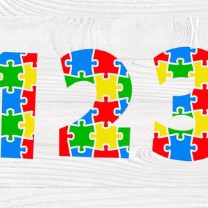 Autism Font SVG Autism Alphabet Svg Cut Files Autism - Etsy UK