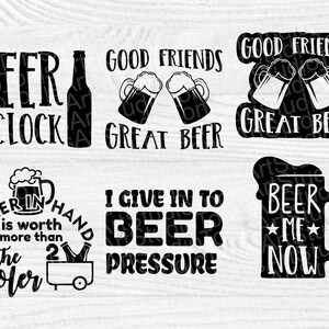 Beer SVG Bundle, Craft Beer Svg, Alcohol Cut Files - Etsy UK