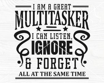 I Am a Multitasker Svg - Etsy UK