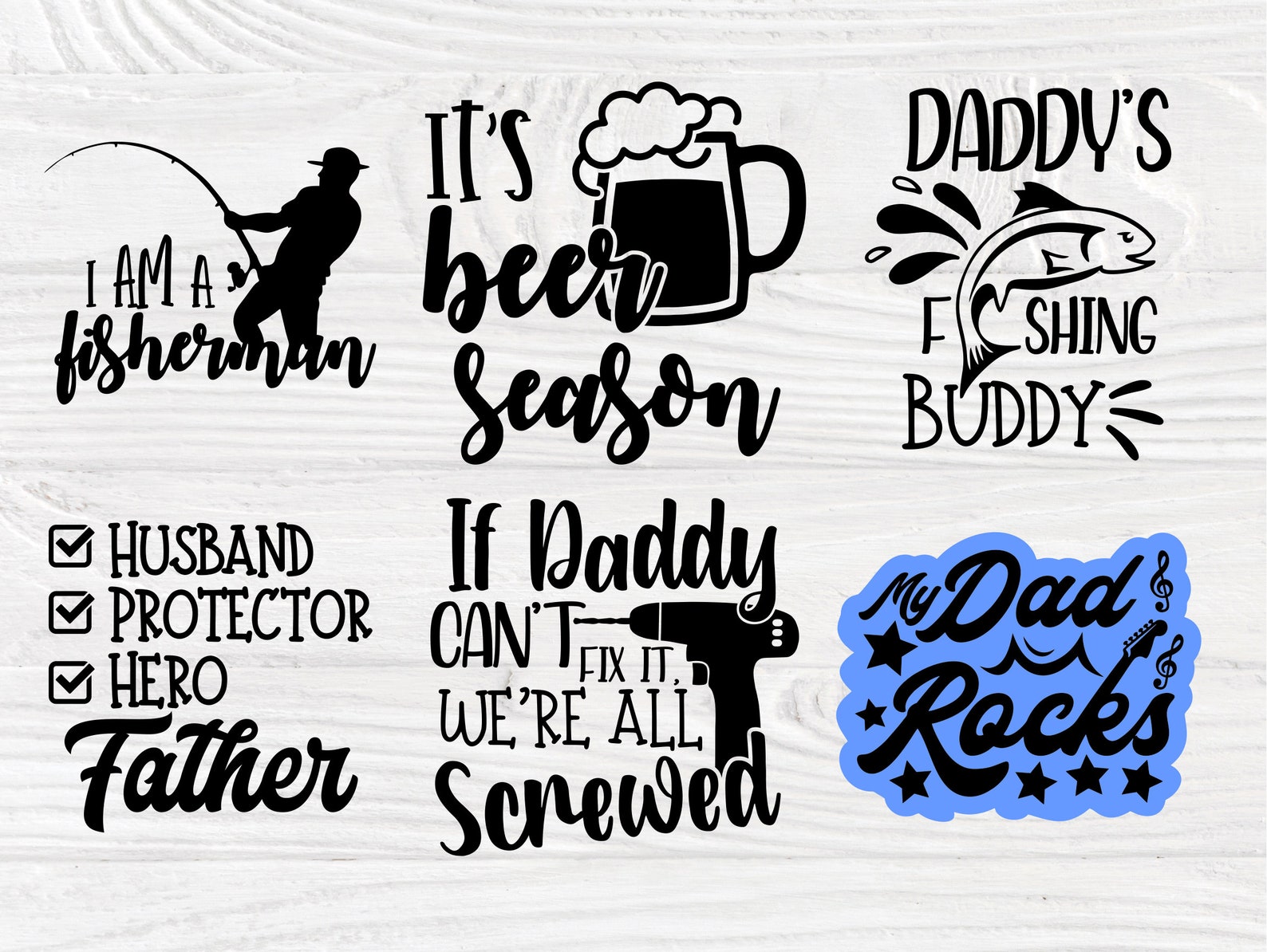 Dad Quotes SVG Bundle Fathers Day Svg Dad Shirt - Etsy UK