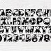 Bear Font SVG, Alphabet Clipart, Monogram Letters - Etsy Canada