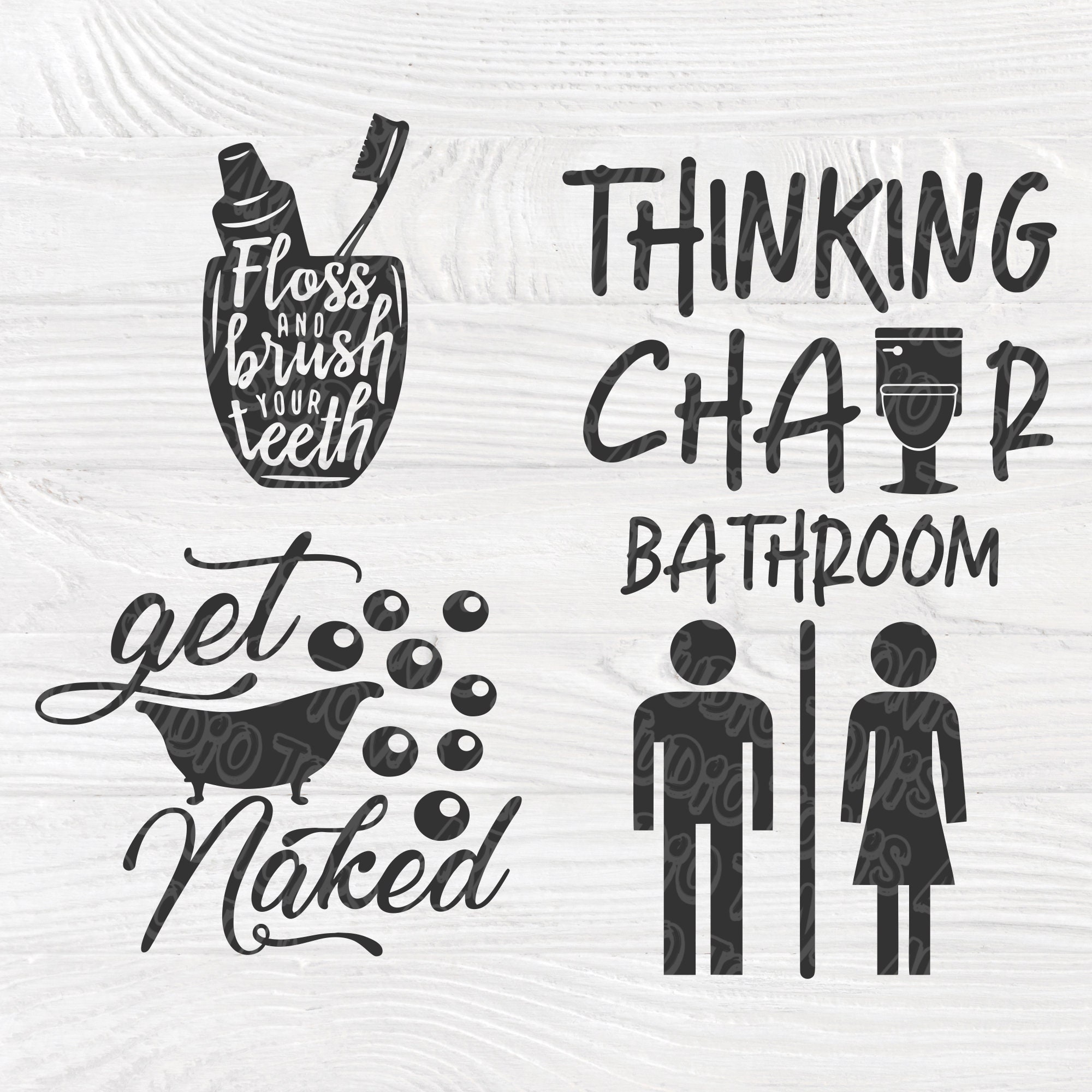 Restroom Sign Svg Funny Bathroom Sayings Svg Toilet Rules Svg Restroom