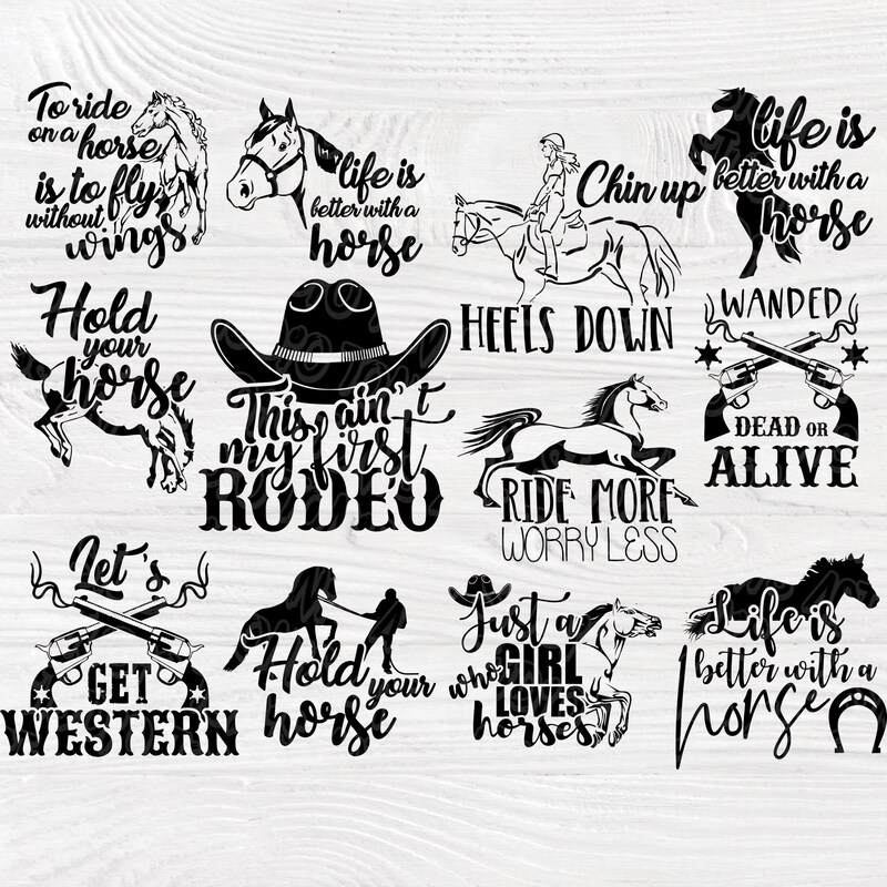 Horse Trail Ride Svg - Etsy