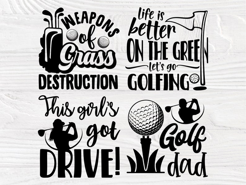 Golf SVG Bundle Golfing Svg Funny Quotes Svg - Etsy UK