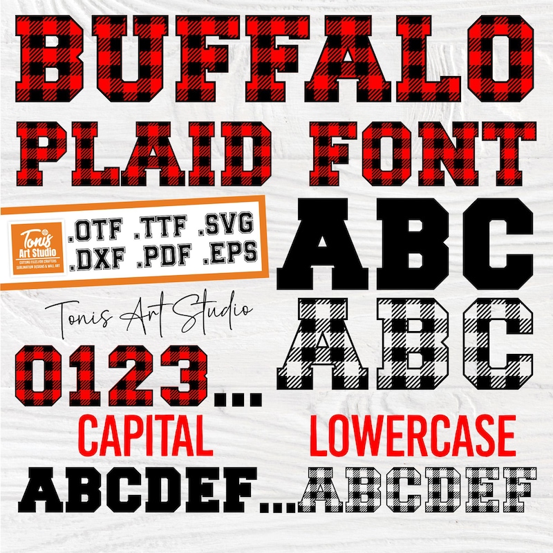 Buffalo Check Stencil - Etsy