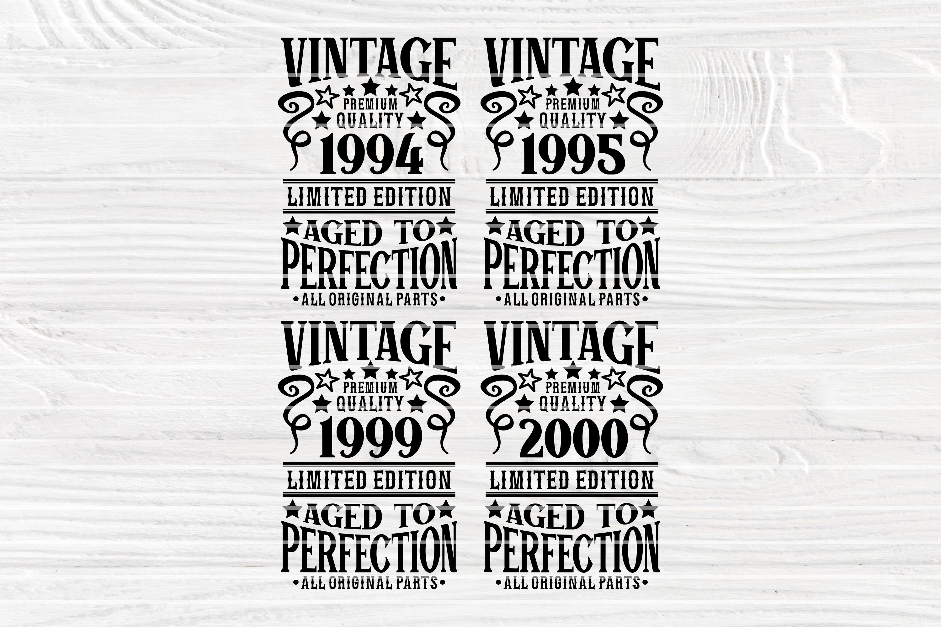 1981-2000 SVG Bundle Birthday Svg Vintage Svg - Etsy