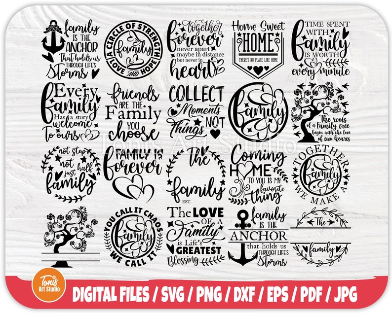 Family SVG Bundle Family Tree Svg Home Svg Quotes - Etsy UK
