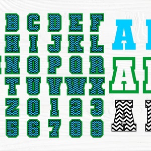 Chevron Pattern SVG, Chevron Letters Svg, Chevron Alphabet Cut Files ...