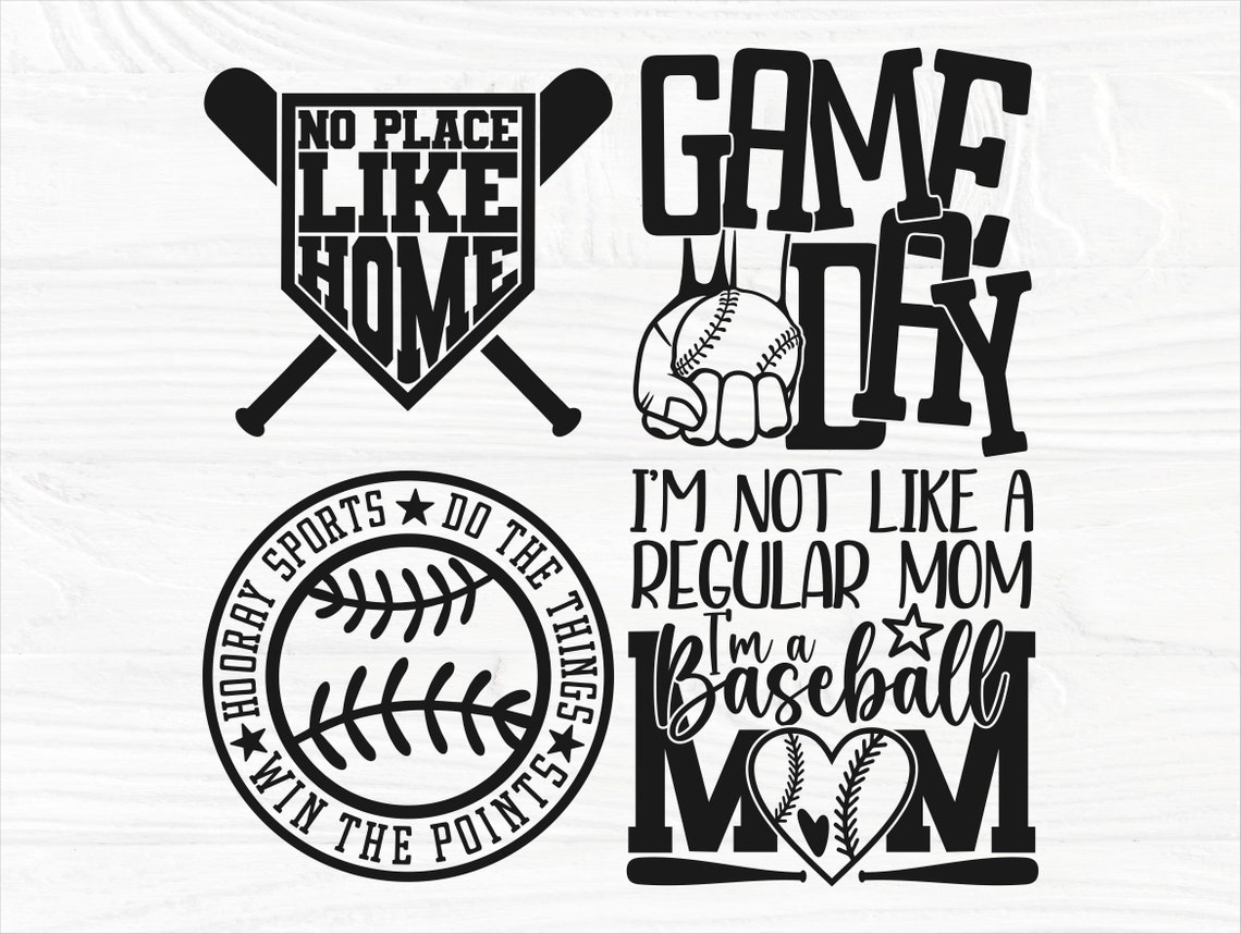 Baseball Svg Cut Files Baseball Svg Bundle Baseball Life Etsy