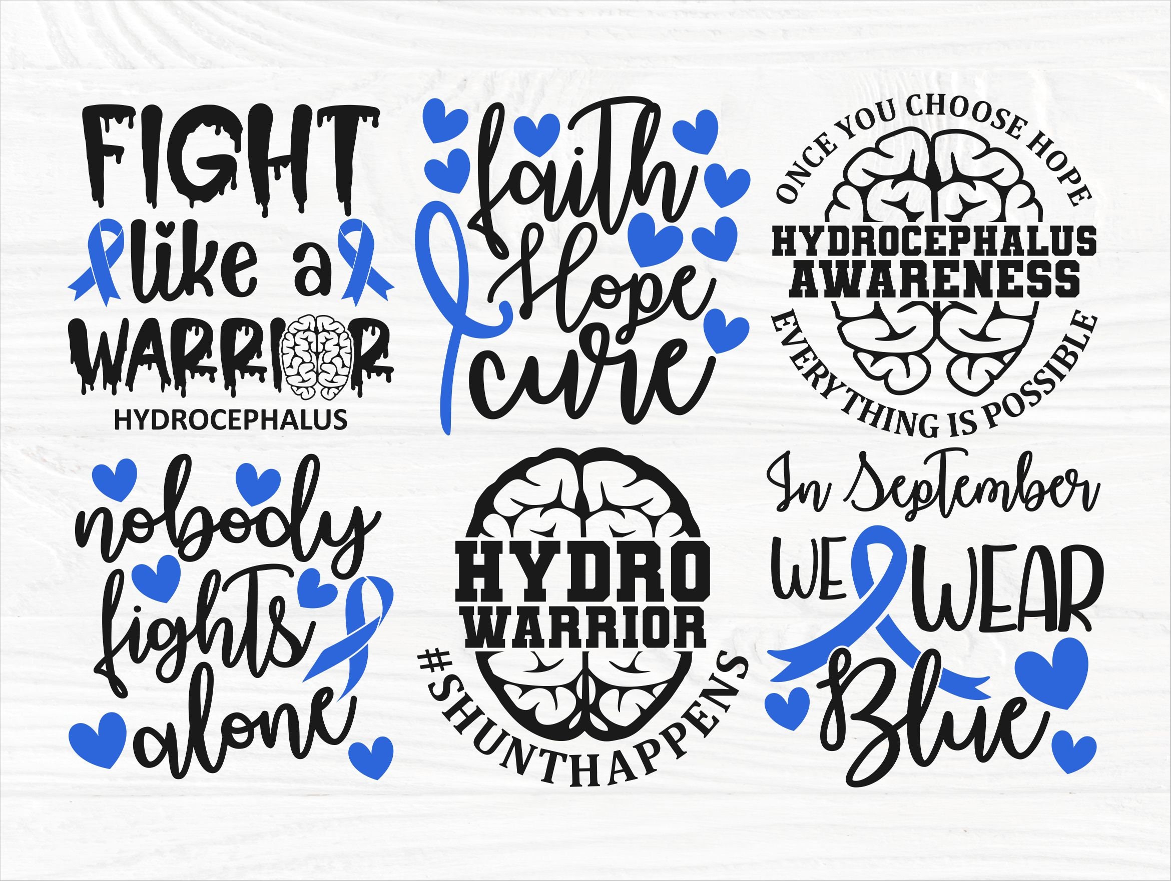 Hydro Awareness SVG Bundle Hydrocephalus Svg Hydro Warrior - Etsy UK