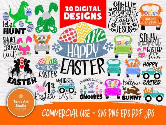 Easter SVG Bundle Funny Quotes Svg Png | Etsy UK