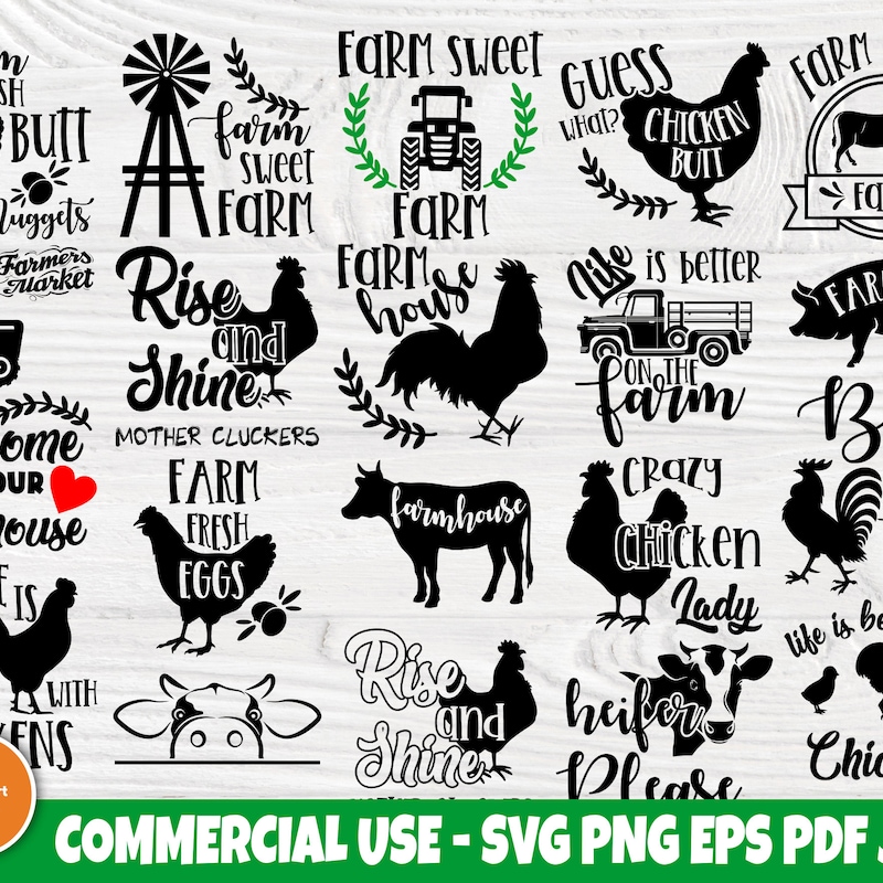 Farm Svg - Etsy