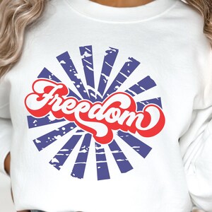 Freedom SVG PNG DXF | Freedom Shirt Svg | 4th of July Svg T-shirt ...