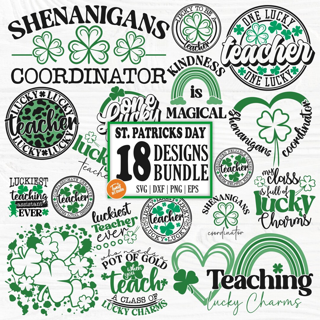 Lucky Teacher SVG | St Patricks Day Svg Bundle | Shenanigans ...
