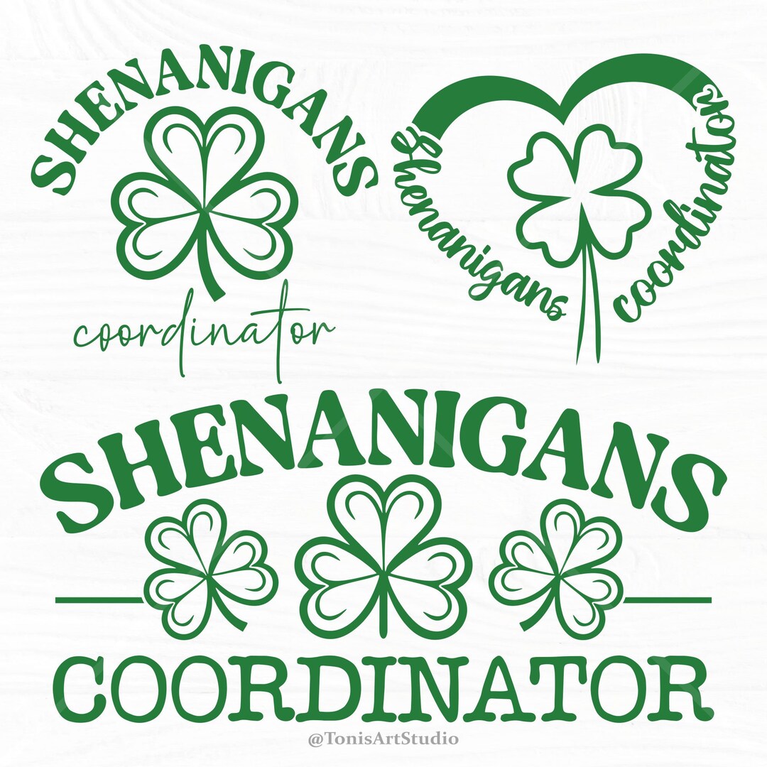 Shenanigans Coordinator SVG | St Patricks Day Svg | Lucky Teacher Svg ...