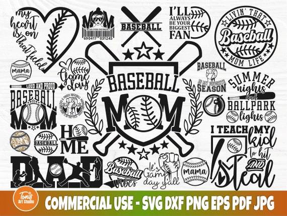 Baseball SVG Bundle Baseball Shirt SVG Designs - Etsy