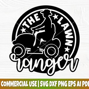 The Lawn Ranger SVG, Dad Svg, Father's Day Svg, Clipart, Dad Jokes, Svg ...