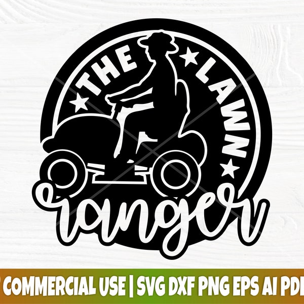 Man Mowing Lawn Svg - Etsy