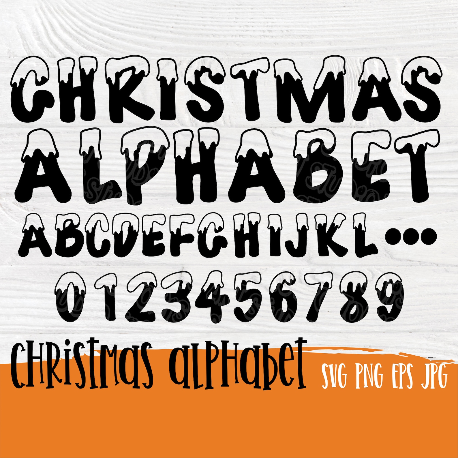 Christmas Font SVG Christmas Letters Svg Christmas Svg | Etsy UK