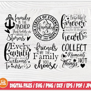 Family SVG Bundle Family Tree Svg Home Svg Quotes - Etsy UK