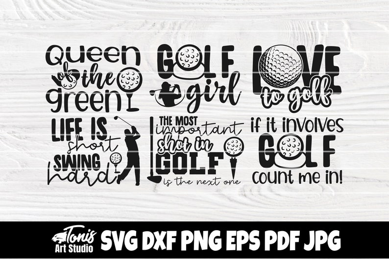 Golf SVG Bundle Golfing Svg Funny Quotes Svg | Etsy