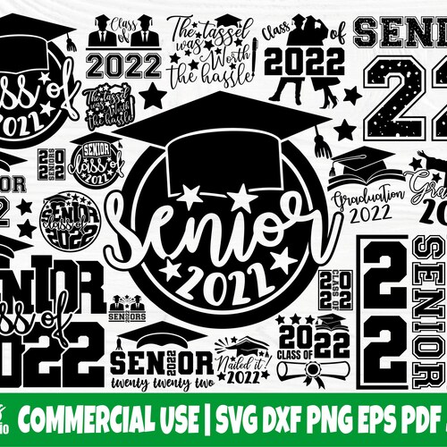 Senior 2022 SVG Class of 2022 Graduation Shirt SVG PT1524 - Etsy