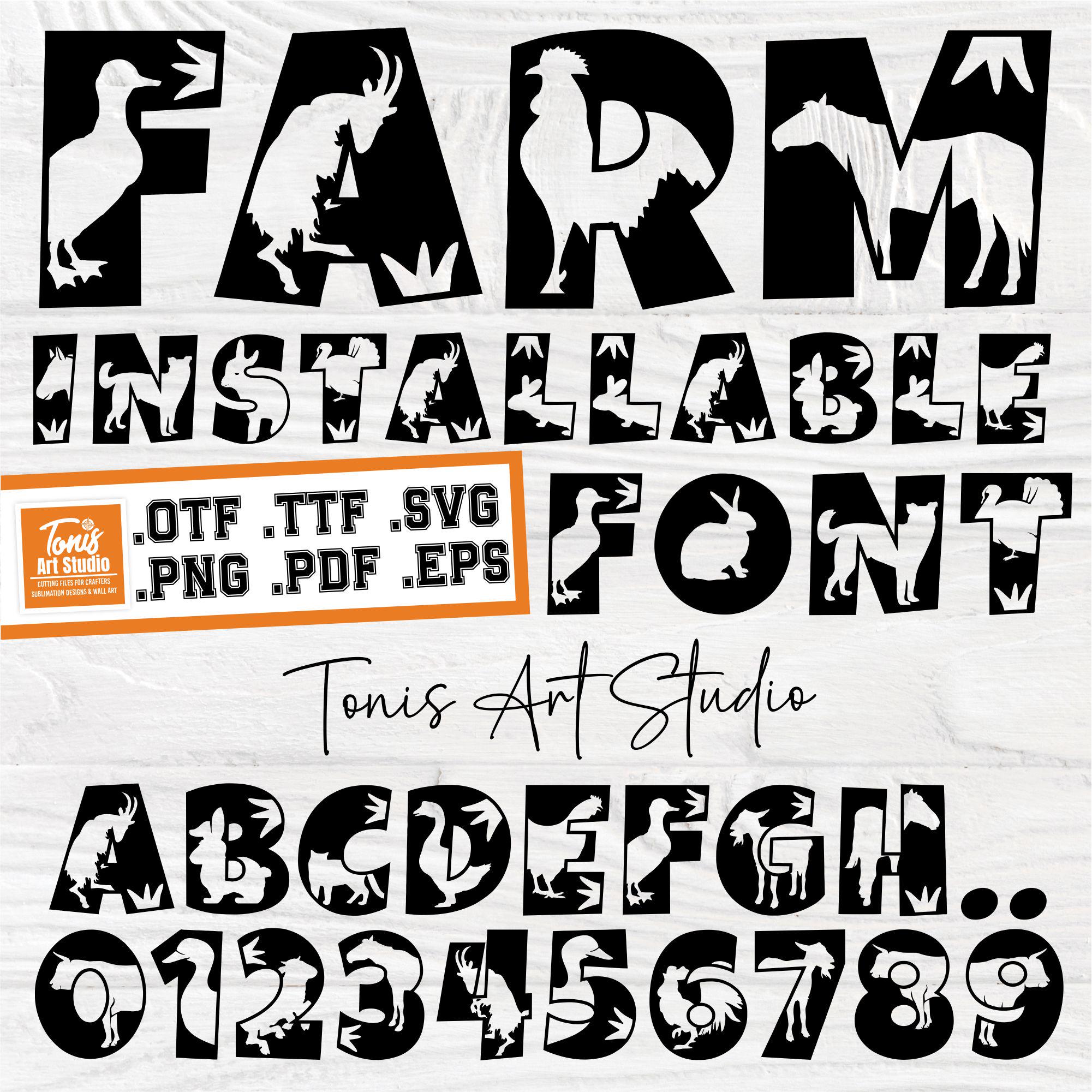 Barn Font