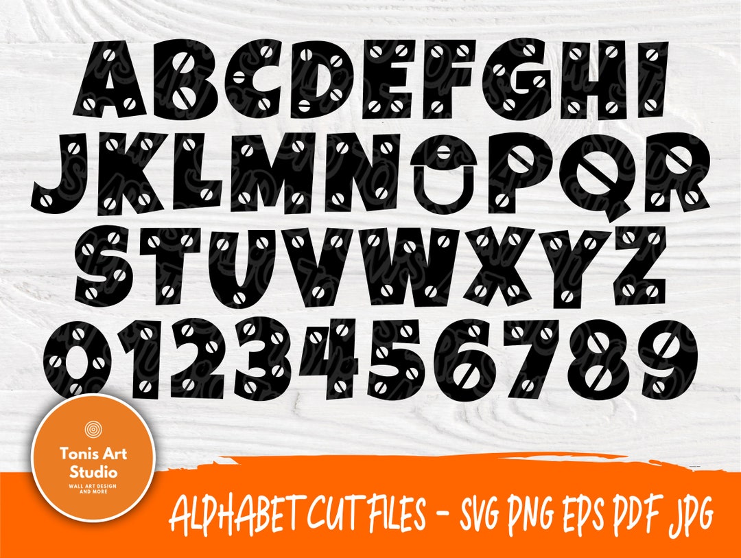 Construction Font SVG | Under Construction Svg | Construction Alphabet ...