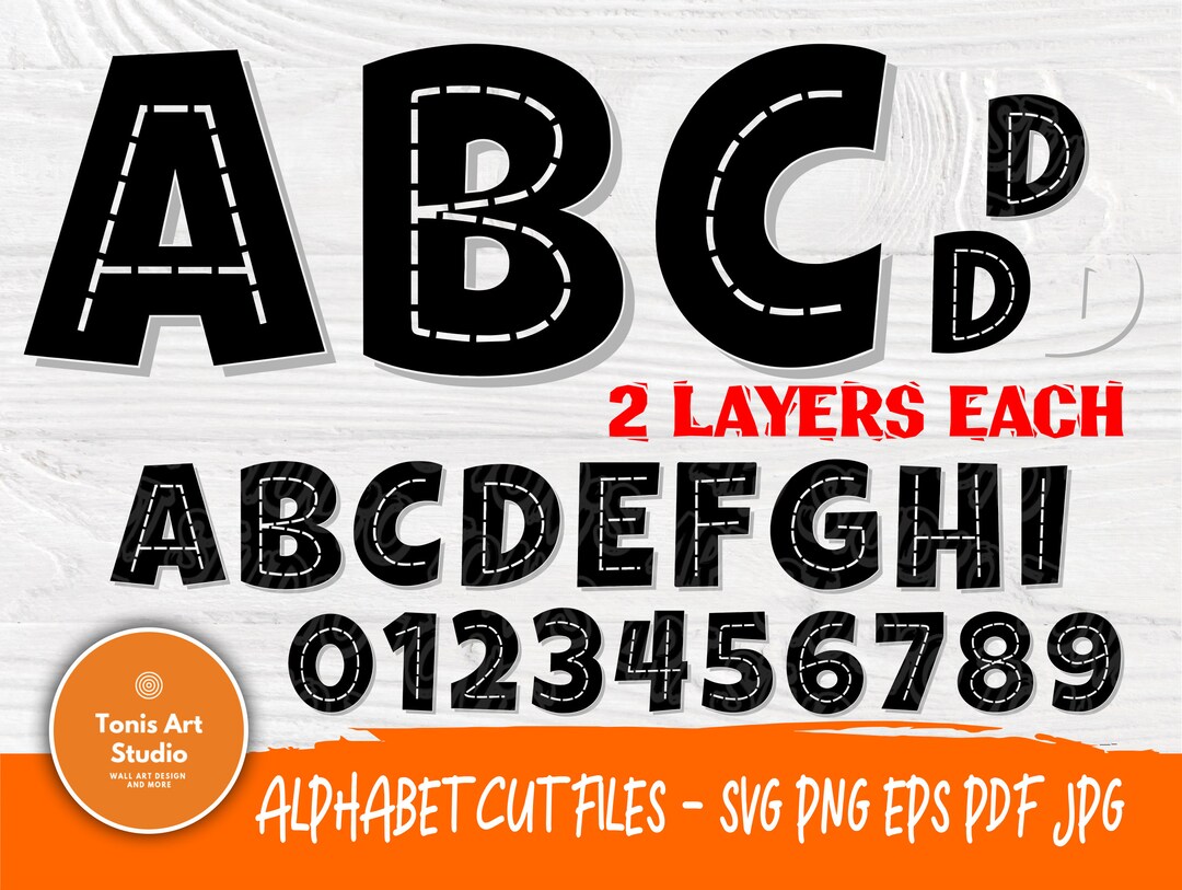 Construction Font Svg, Kids Font Svg Cut Files - Etsy UK