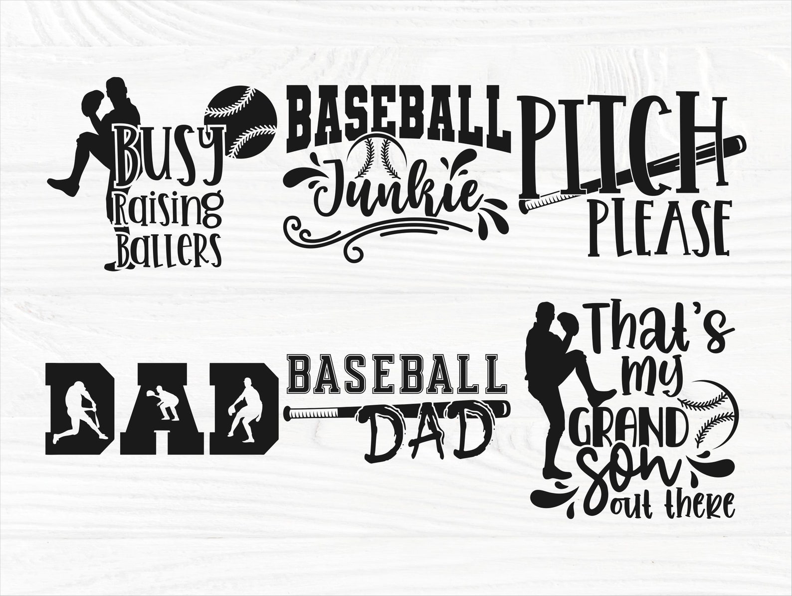 Baseball Svg Bundle Love Baseball Svg Dad Baseball Svg Etsy