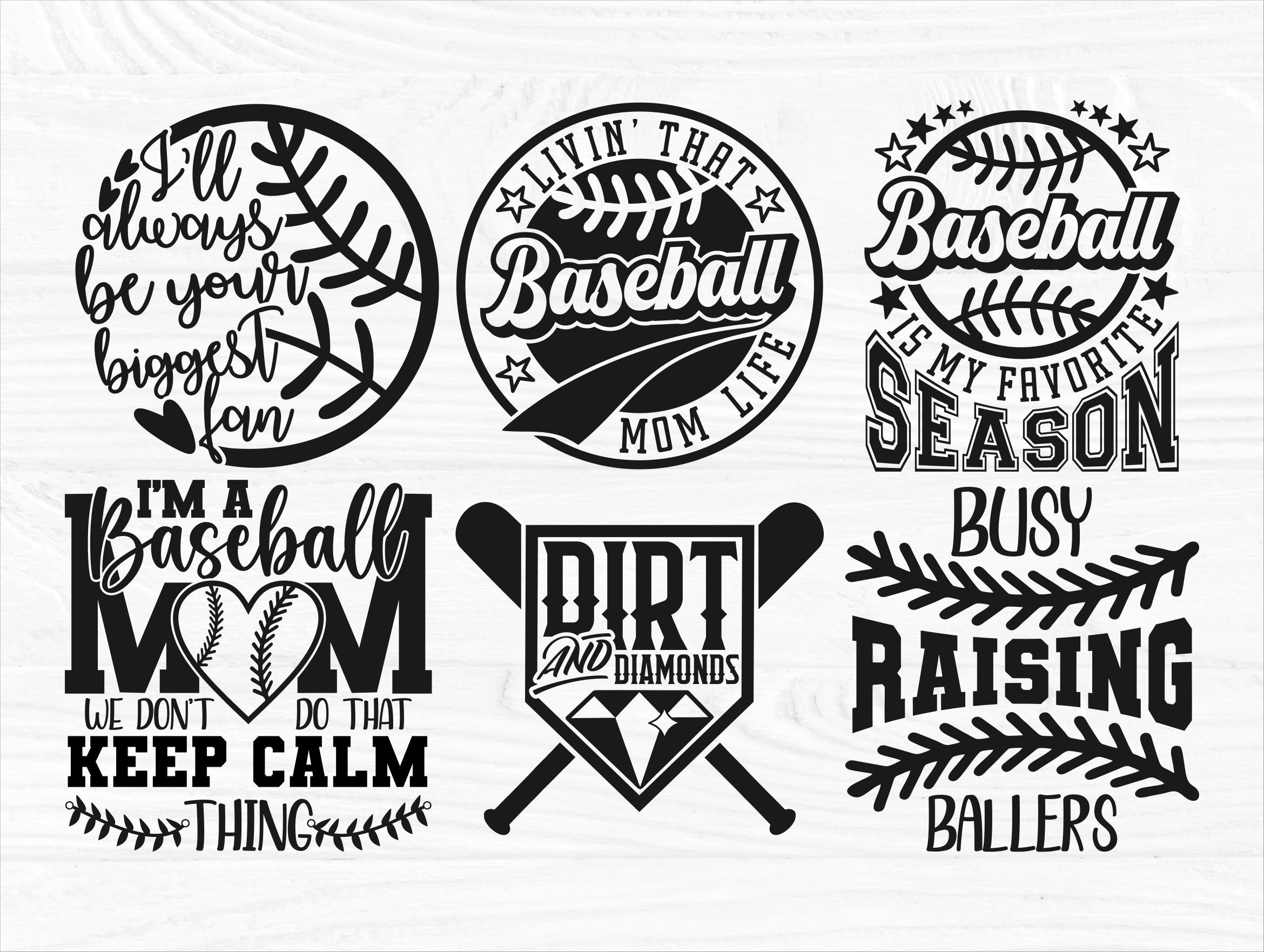 Baseball SVG Cut Files Baseball Svg Bundle Baseball Life | Etsy