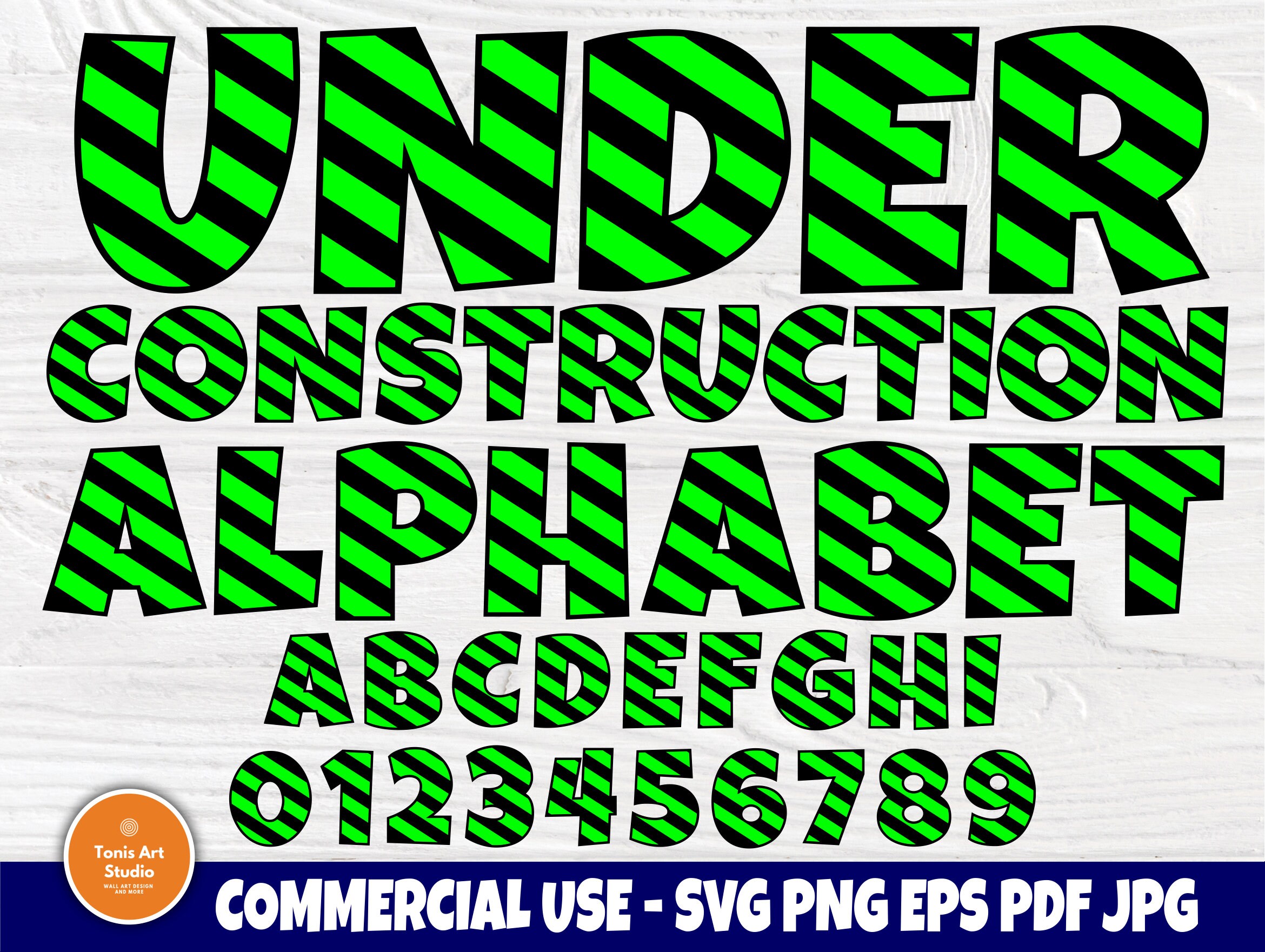 Construction SVG Fonts Alphabet Svg Letters Svg - Etsy New Zealand