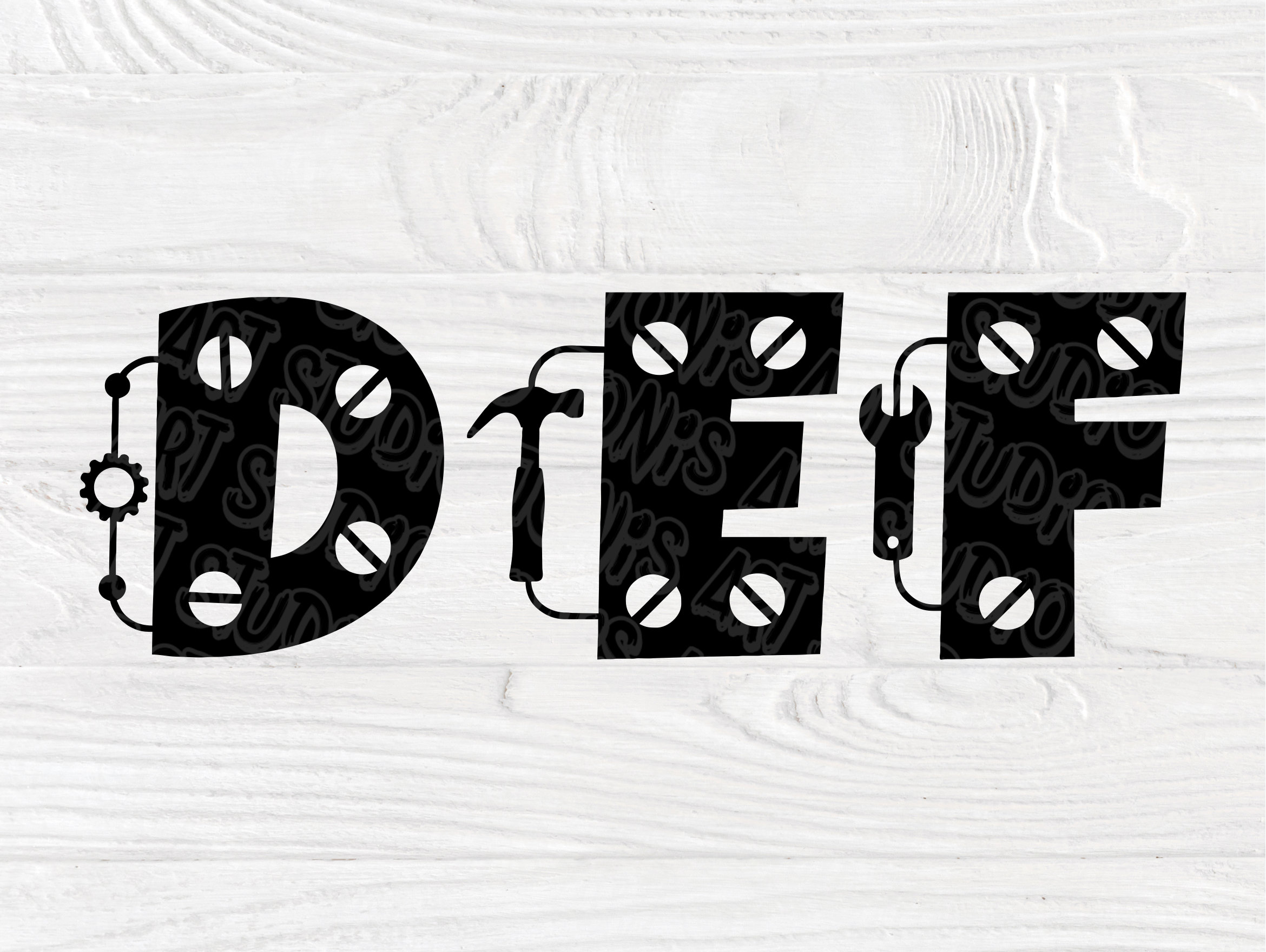 Construction Letters and Numbers Svg Cut Files - Etsy