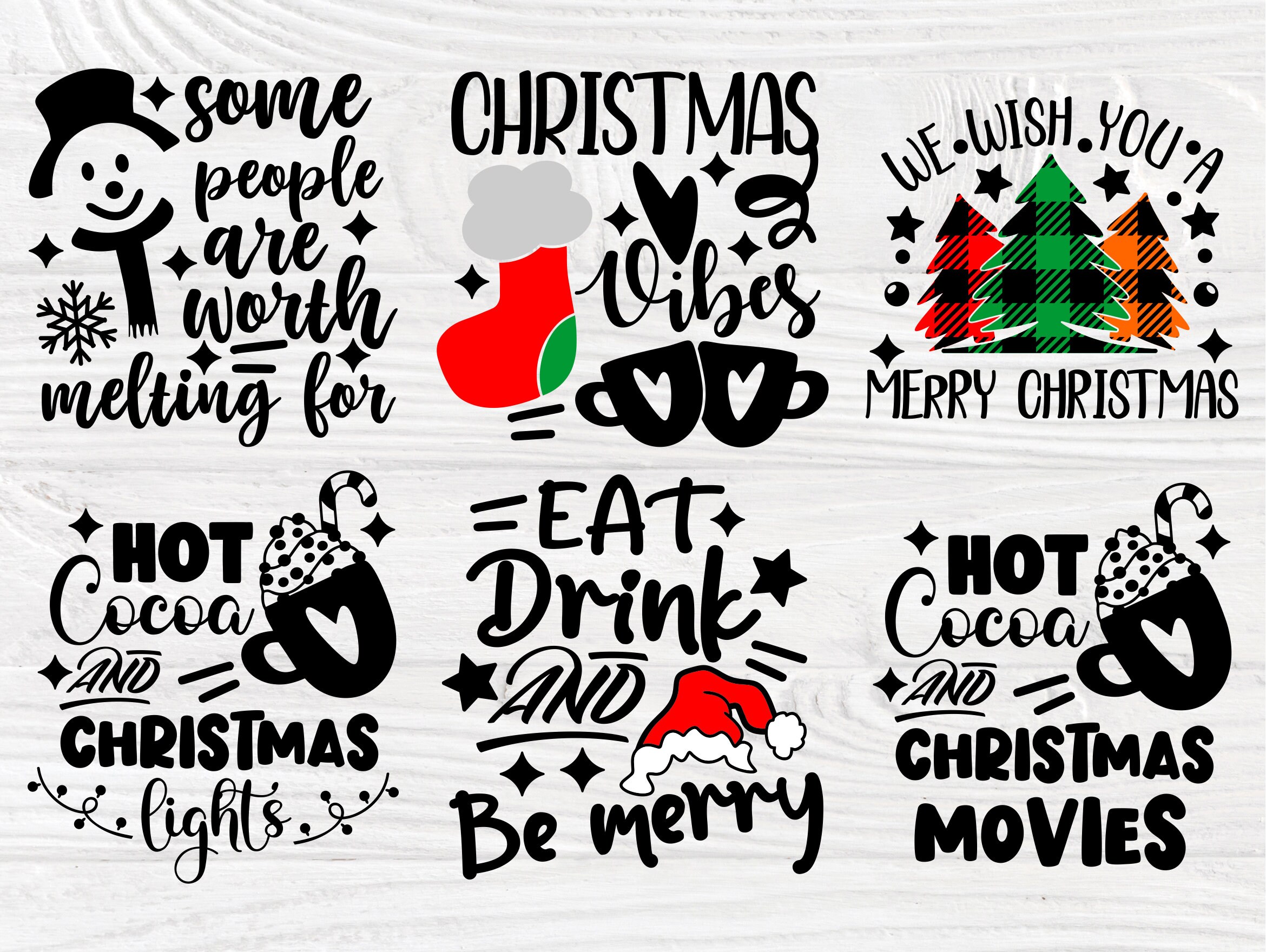 Christmas SVG Bundle Christmas Signs Svg Cut Files 20 - Etsy