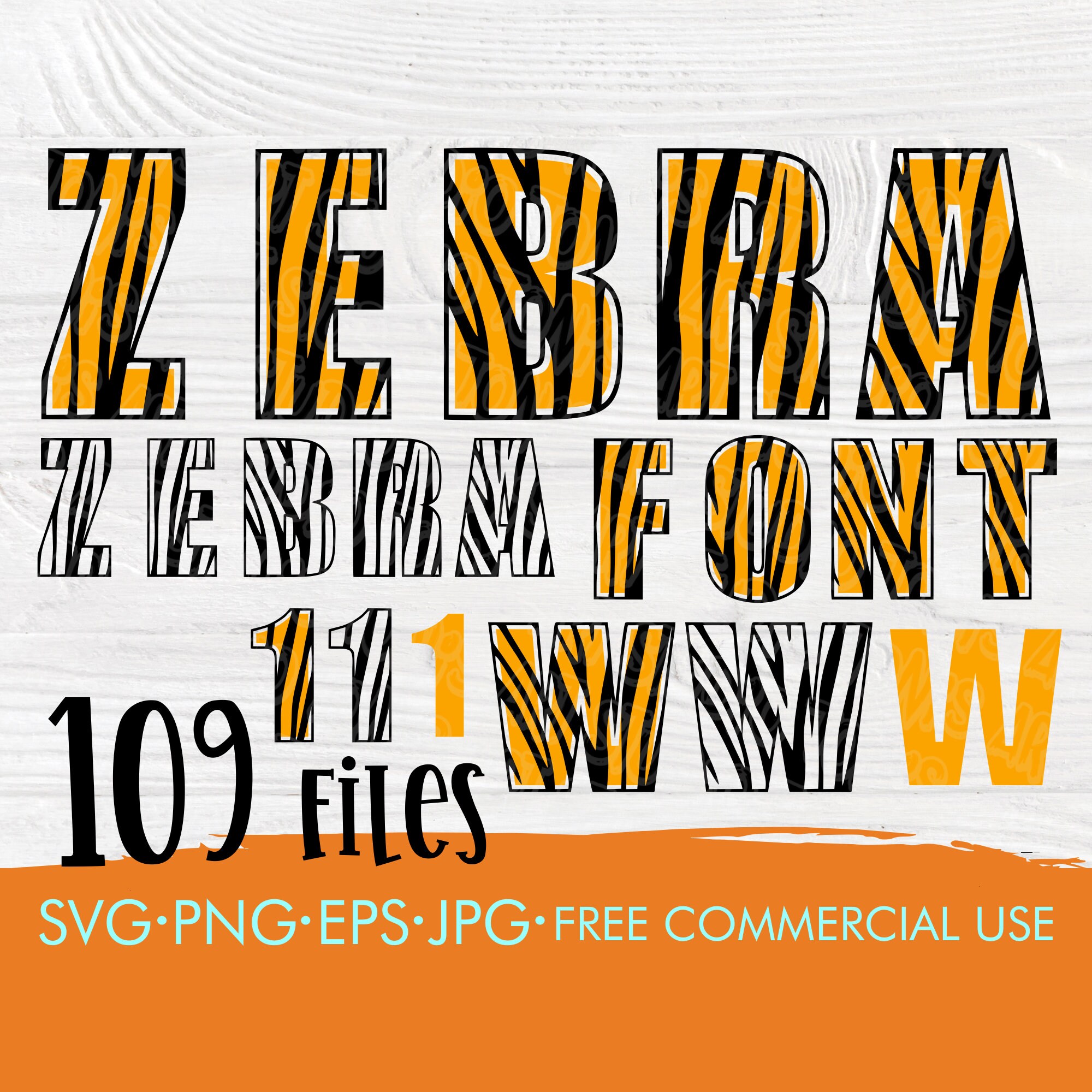 Zebra Schrift SVG Zebra Alphabet Svg Zebra-Zahlen Svg | Etsy