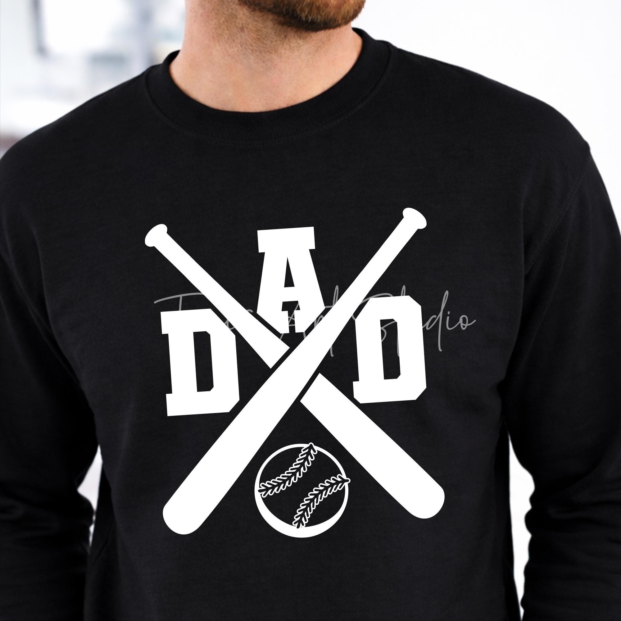 Baseball SVG PNG DXF • Baseball Dad Shirt • Crossed Bats Svg • Sports ...