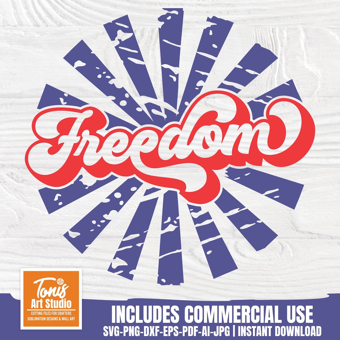 Freedom SVG PNG DXF | Freedom Shirt Svg | 4th of July Svg T-shirt ...